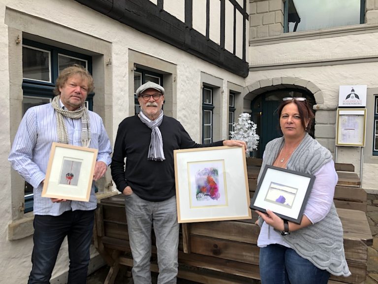 Natur, Aquarell und asymmetrische Rahmen - Fern Mehrings Ausstellung ...