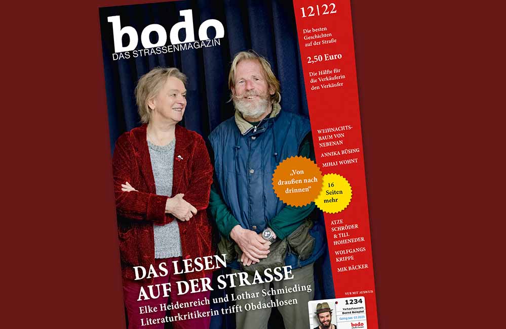 Die neue „bodo“: Von draußen nach drinnen - das Straßenmagazin im Dezember 2022 - Nordstadtblogger